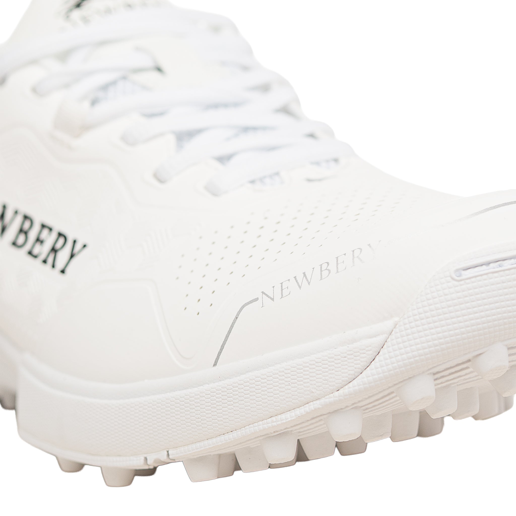 Newbery 360 Cricket Shoe - Full White Pimple | Newbery Cricket